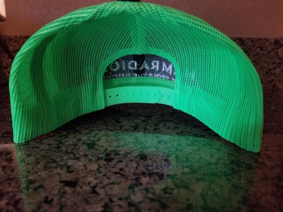 Ham Radio 2.0 Snap-Back Ball Cap, Gray/Green